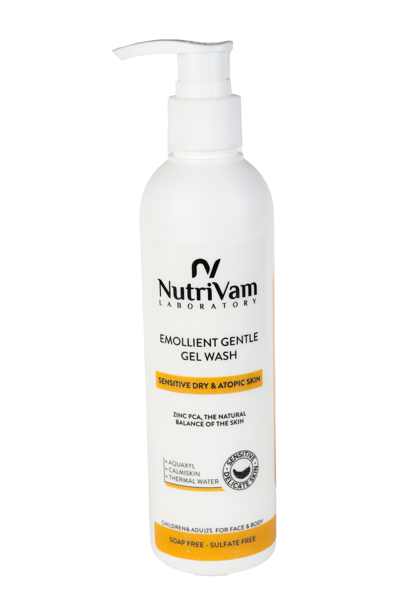 Nutrivam Emollient Gentle gel Wash 300ml – Vamer Care Shop